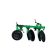 Double furrow plough for walking tiller - Powershop